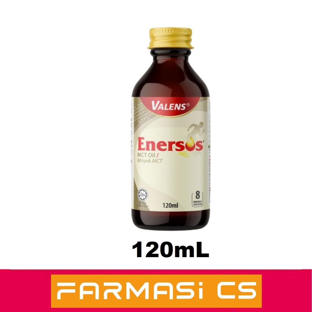 Valens Enersos MCT Oil 120ml EXP:08/2026 [ Palm Coconut Farmasi CS ...