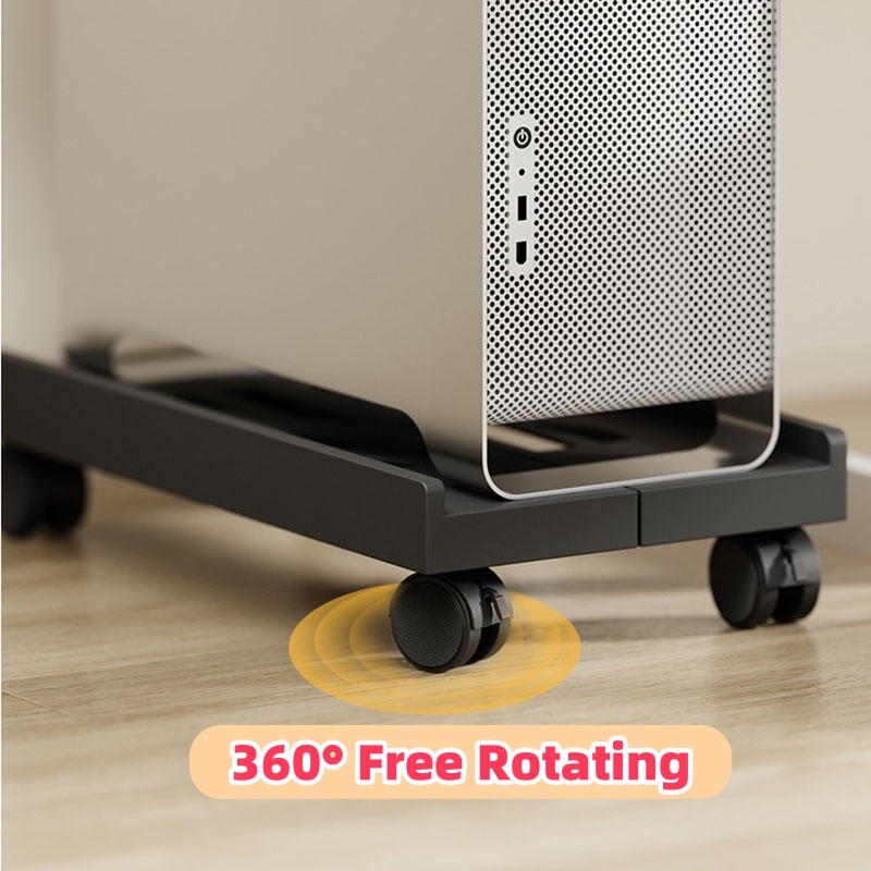 A++ Computer CPU Stand Base 360 Rotating PC Tray Desktop Rack Computer ...
