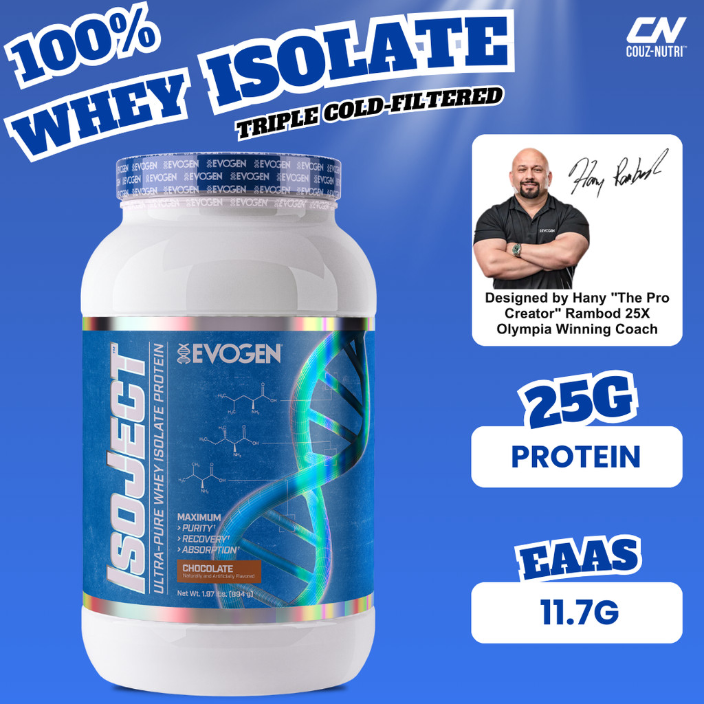 Evogen Isoject 100% Whey Protein Isolate 2lbs | Shopee Singapore