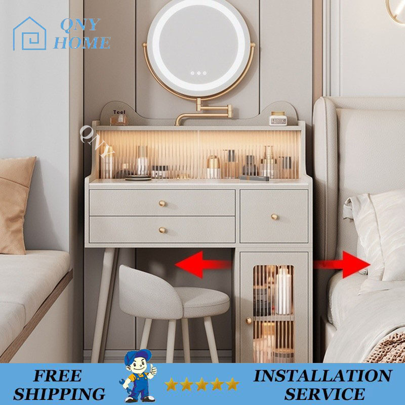 🔥Large Capacity🔥 Integrated Dressing Table - Bedroom/Storage Dressing ...