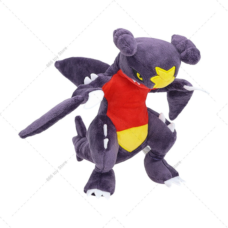 22CM Pokemon Standing Garchomp Plush Animal Stuffed Toy Cartoon Peluche ...