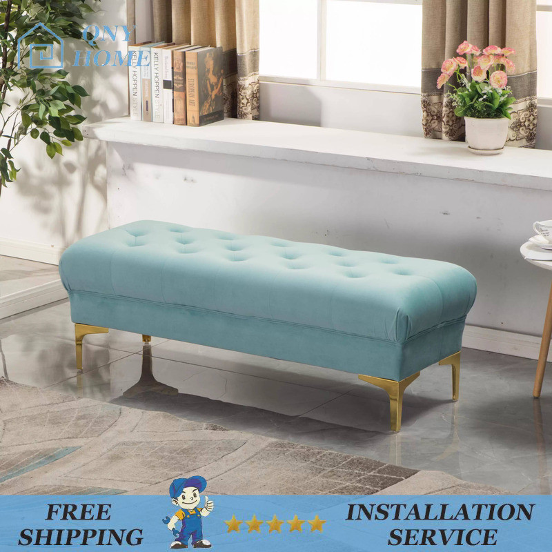 Storage Long Sofa Bench Light Luxury Shoe Changing Home Door Bedroom ...