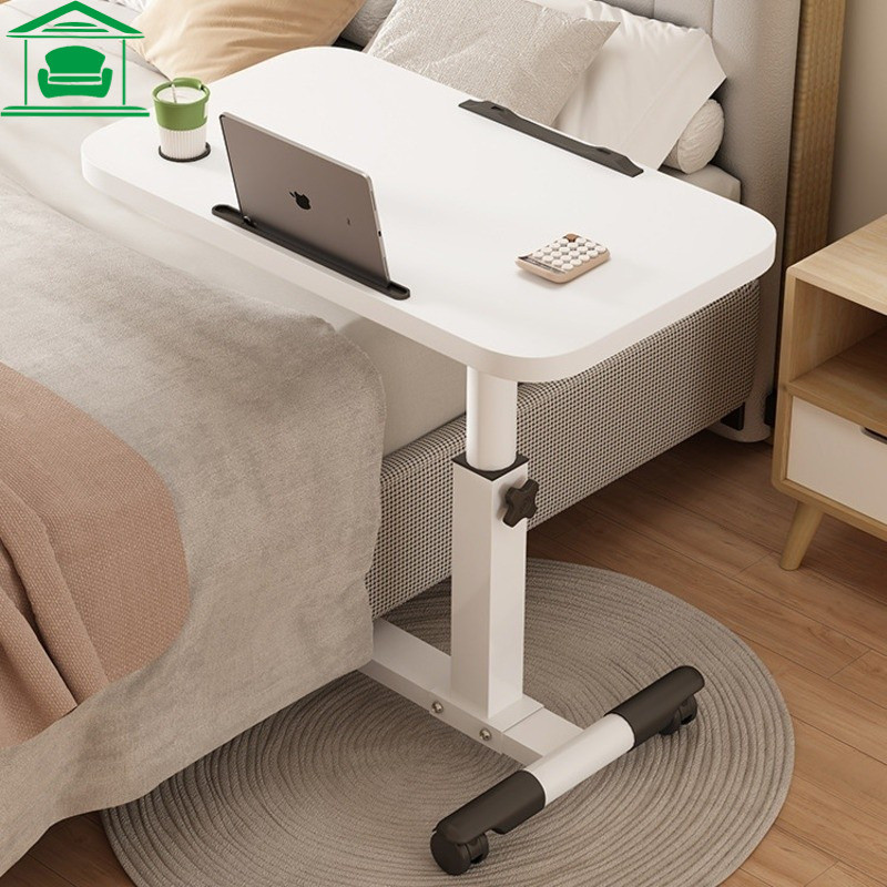 HWFX Bedside Movable Desk Lift Desk Study Folding Small Table Living ...