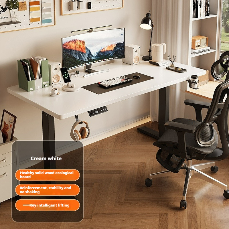 Electric Height Adjustable Ergonomic Standing PC Computer Gaming Desk ...