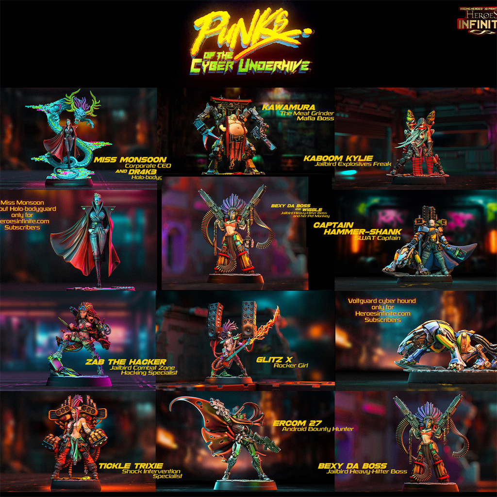 [DND Model] [Cyberpunk] Heavy Gun Warrior Mechanical Ranger Warrior Sci ...