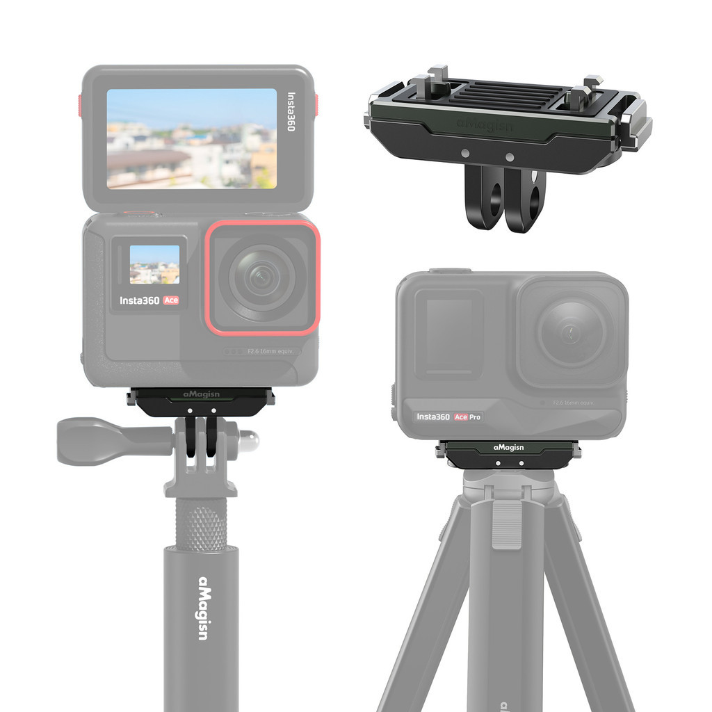Suitable for Insta360 X5/AcePro2 Metal Magnetic Quick Release Dual ...