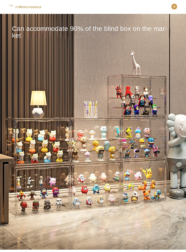 【SG Local Stock】 Blind Box Display Case - Acrylic Magnetic Storage ...
