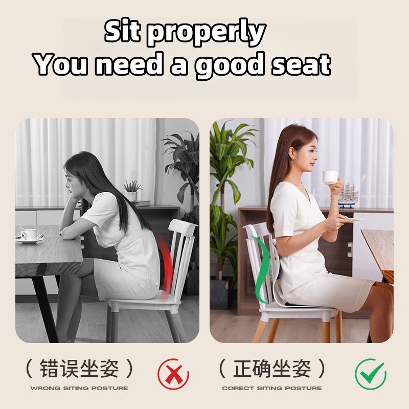 【SG Seller 🚚】Posture Correction Chair Ergonomic Design Waist Back ...
