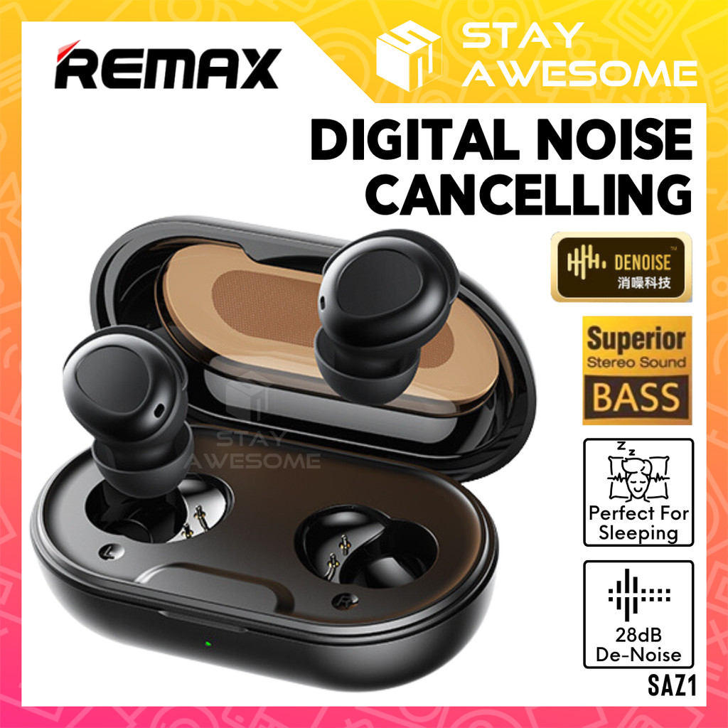 REMAX Active Noise Cancelling Sleep Bluetooth Earbuds ANC True Wireless ...
