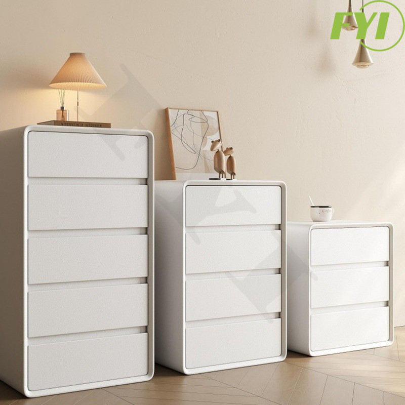Cream-style Drawer Solid Wood Cabinet Storage Simple and Modern Chest ...