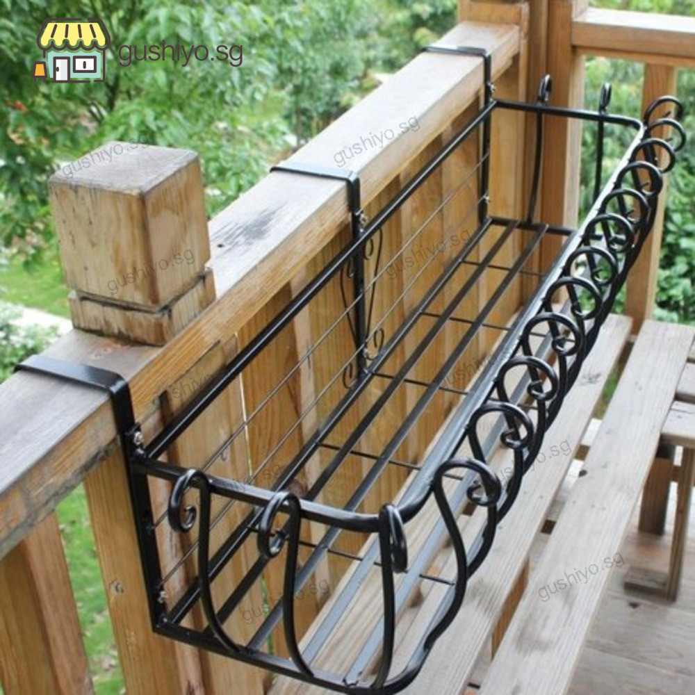 Hanger Flower Rack Railing European Style Flower Rack Guardrail Hanging ...