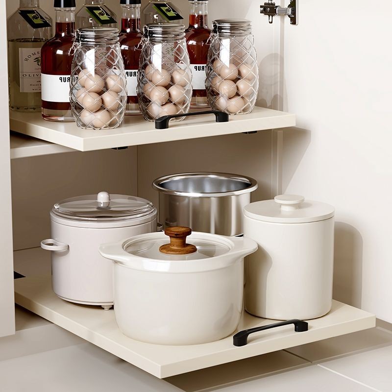 【Ready Stock】Pull out cabinet organizer storage rack cabinet condiment ...