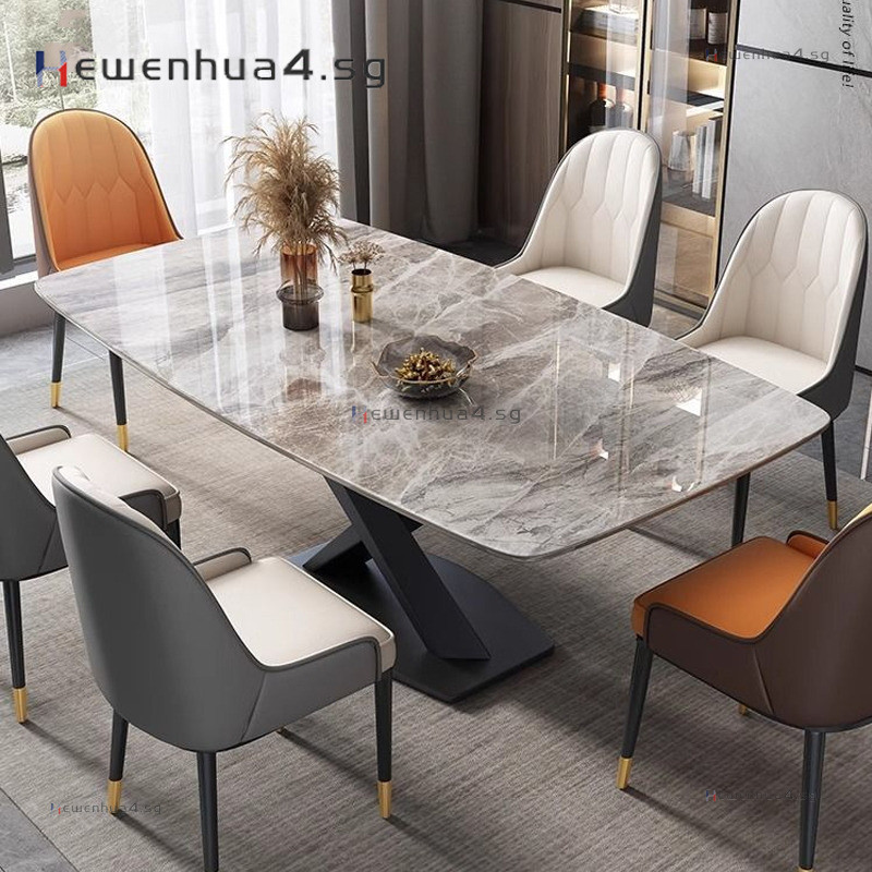 Italian Sintered Stone Dining Table Square Table Dining Table Set ...