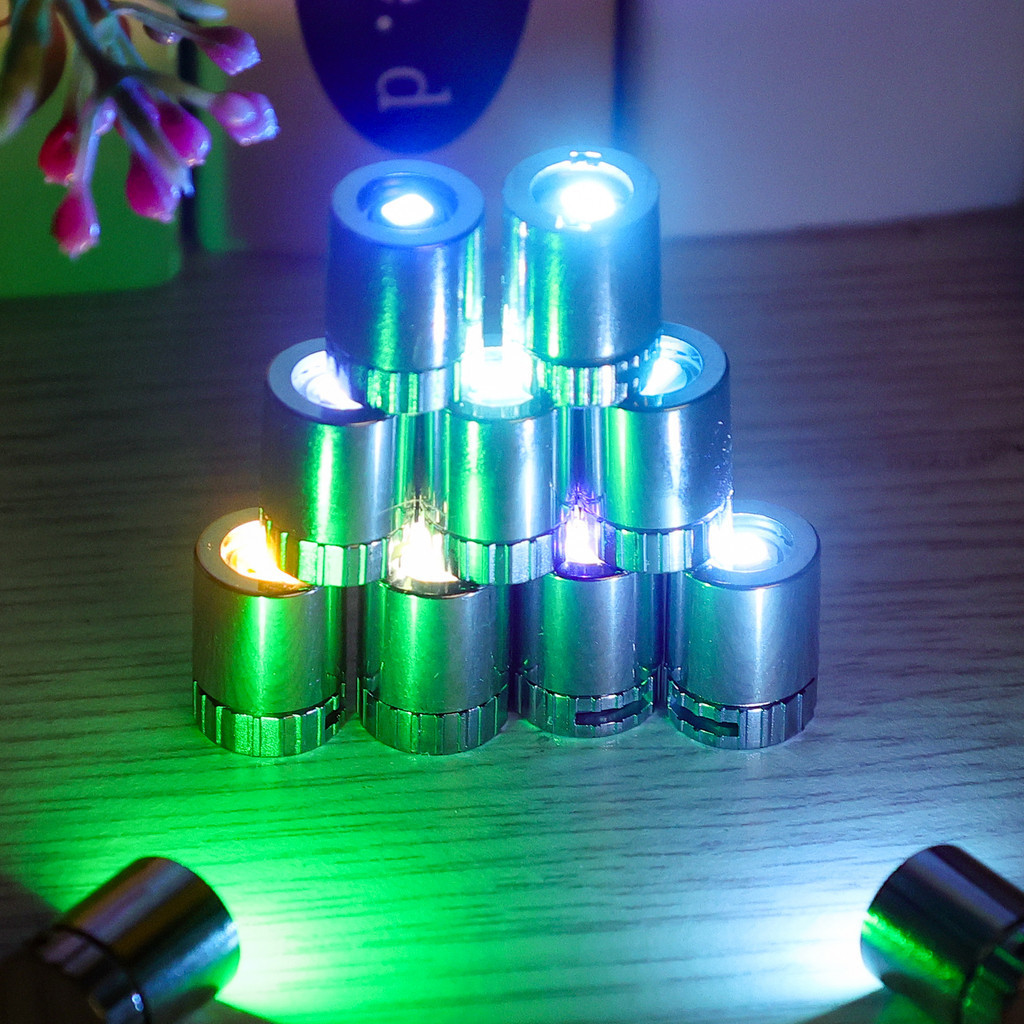 10Pcs Miniature LED Button Lights Bead Party Bar Atmosphere Decoration ...