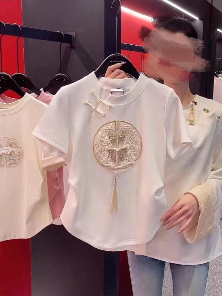Chinese New Year Clothes qipao top Women blouse Cny 旗袍上衣 汉服上衣 Chinese ...