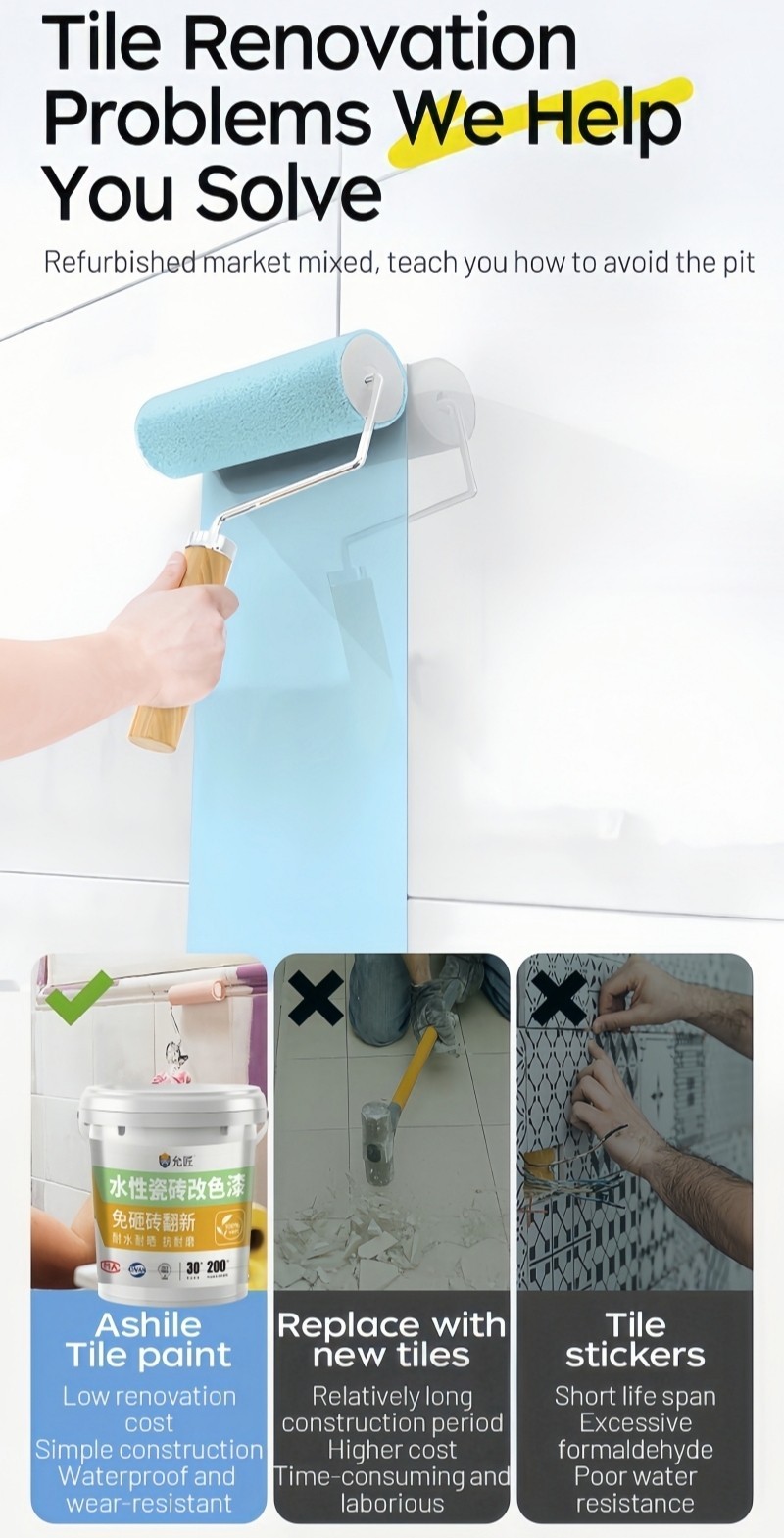 【SG Stock】Epoxy Floor Paint Waterproof Tile Paint Heavy Duty Epoxy ...