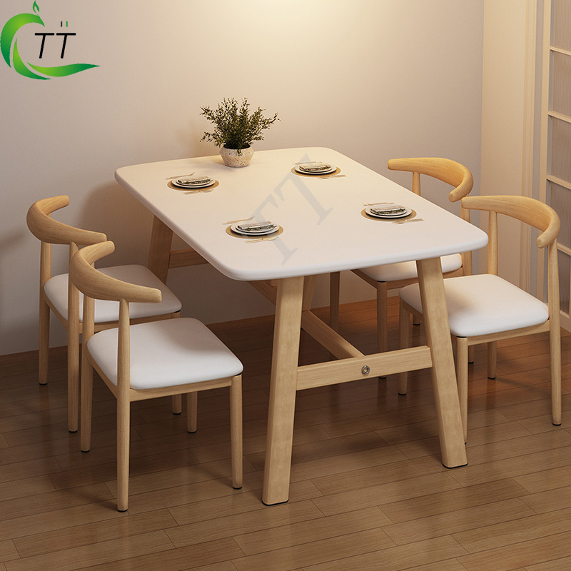 TT Dining table for household small unit, light luxury, modern ...