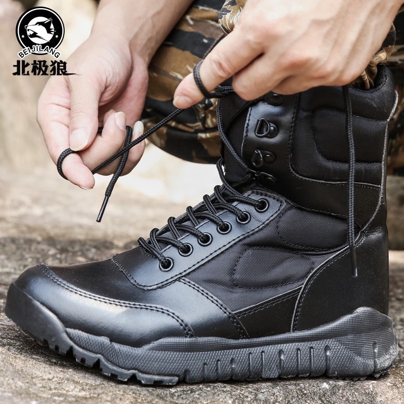 in stock Kasut Operasi Summer Lightweight Combat Boots Men's High Army ...
