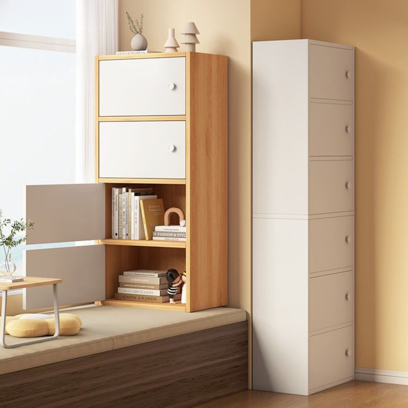 Wooden Storage Cabinet With Door Bedroom & Living Room Corner Narrow ...