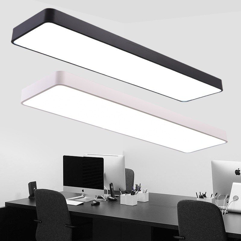 Lighting And Modern Simple LED Ceiling Light Rectangular Shaped Lamp ...