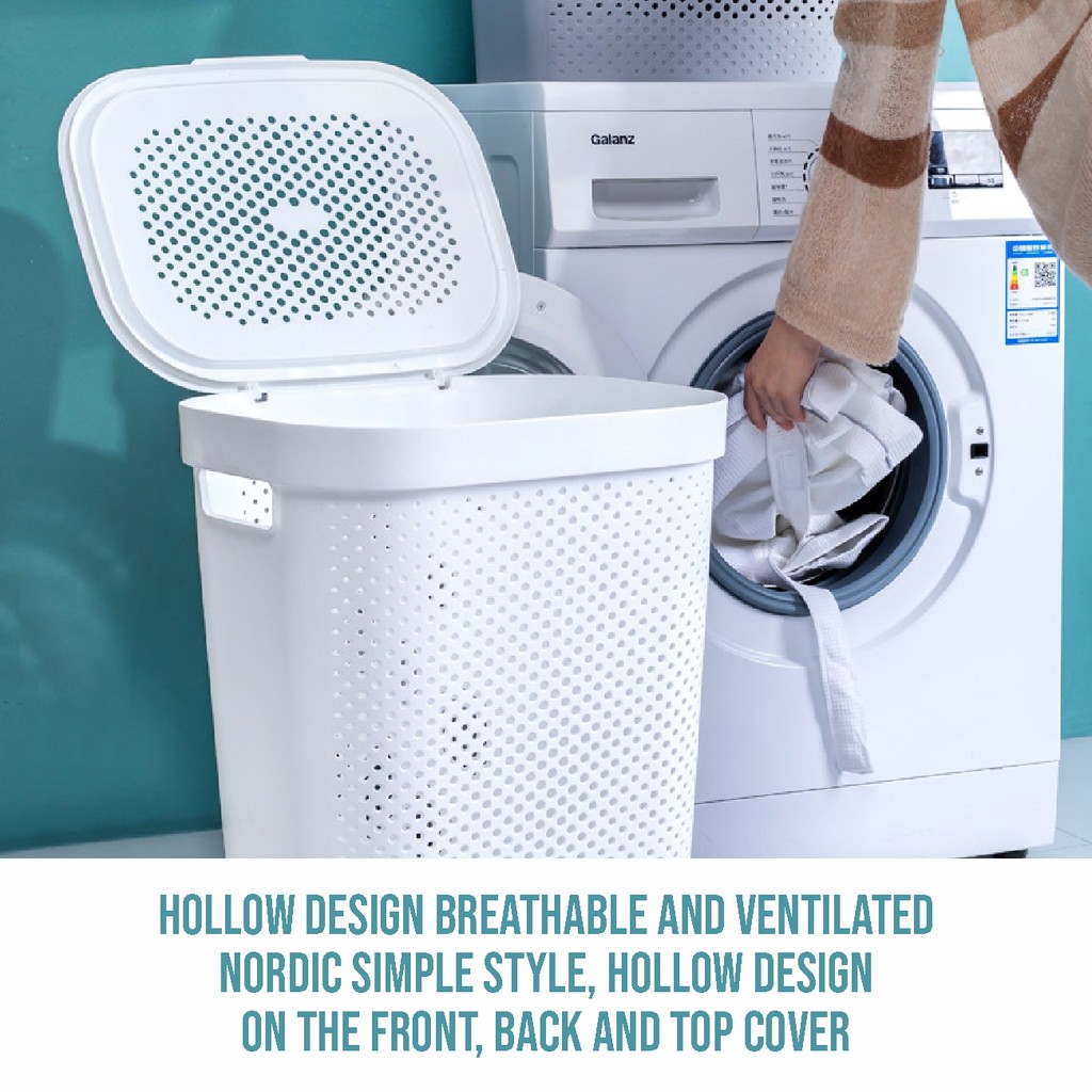🇸🇬Lucky Home🔥Laundry Basket/Plastic Laundry Basket/Dirty Clothes Basket ...