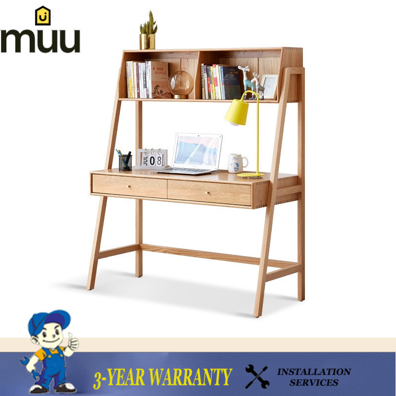 CCR Muu Book Table Writing Desk Language Study Wood Table 2021 Solid ...