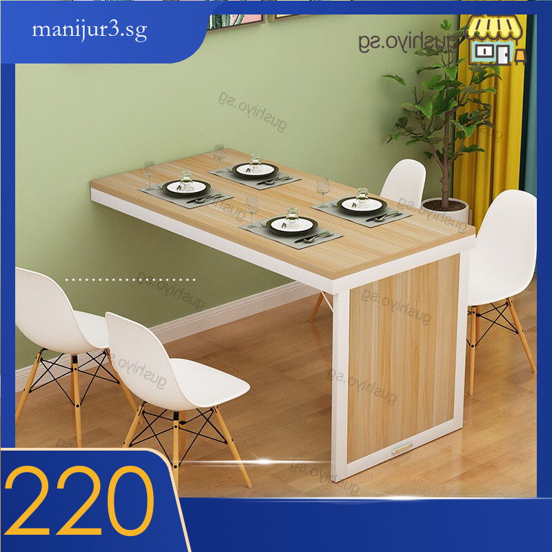 Hanging Foldable Wall Table Dining Folding Table Small Sized Household ...