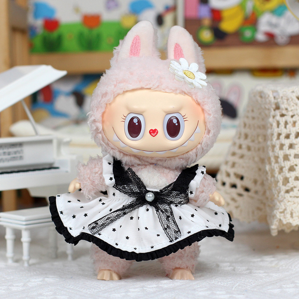 YS [Clothes only] 17cm Labubu baby clothes butterfly princess dress ...