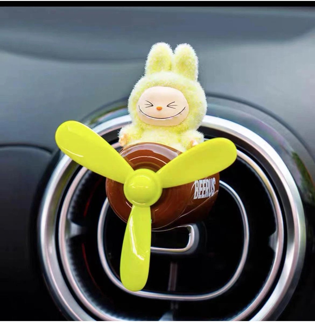 Labubu Car Air Freshener Car Air Vent Aromatherapy Cute Pilot Car ...