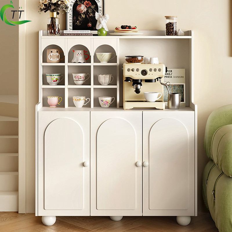 TT Dining Side Cabinet Solid Wood Simple Kitchen Storage Cabinet Living ...