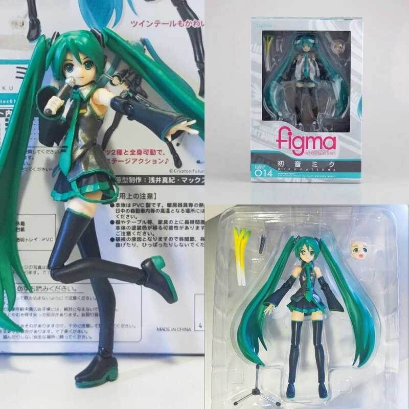 Hatsune MIKU Figma 014 #Virtual Singer Scallion Girl MIKU Joint Movable ...