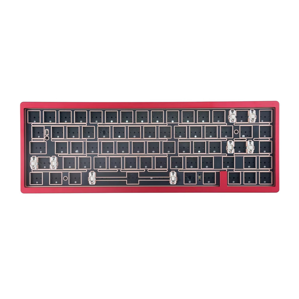 Lucky65V2 Aluminum Mechanical Keyboard Kit 3mode Support QMK/VIA RGB ...