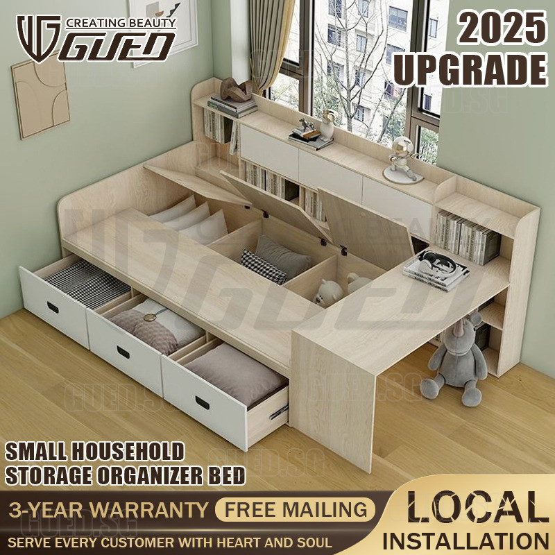 GUED Bed Frame Tatami Bed Modern Simple Multifunctional Combination ...