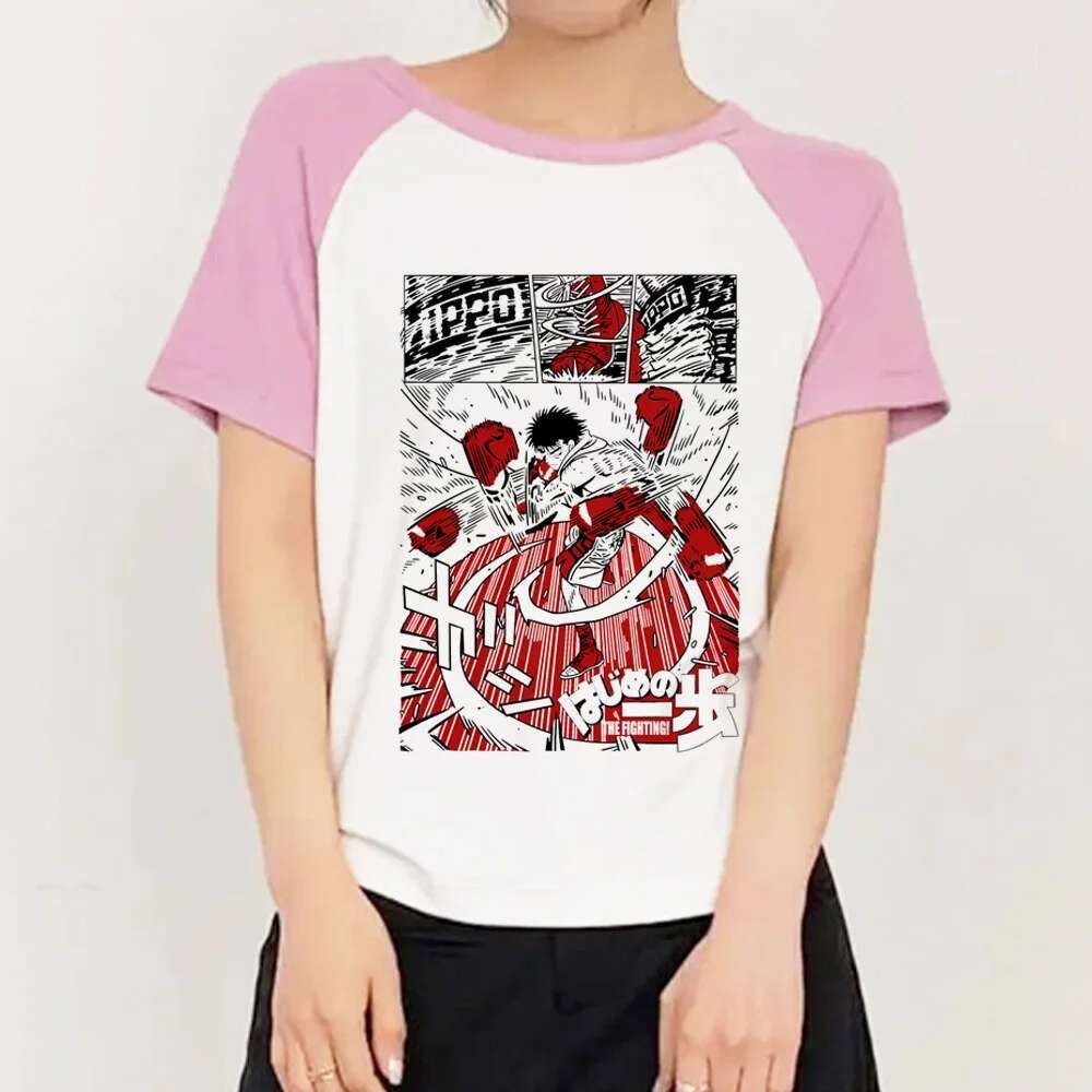 Hajime No Ippo t shirt teen kawaii 2000s Y2k Gothic Comfortable 80s t ...