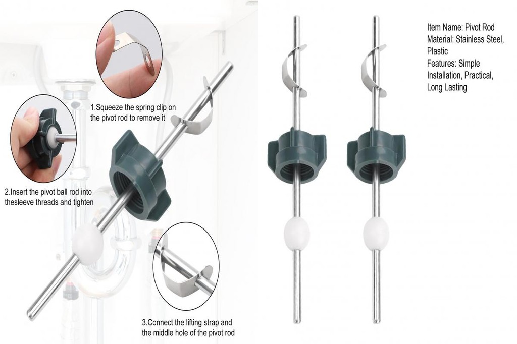 Angelorid| Pivot Rod Replacement Parts Metal Pop-up Rod Price Pfister ...