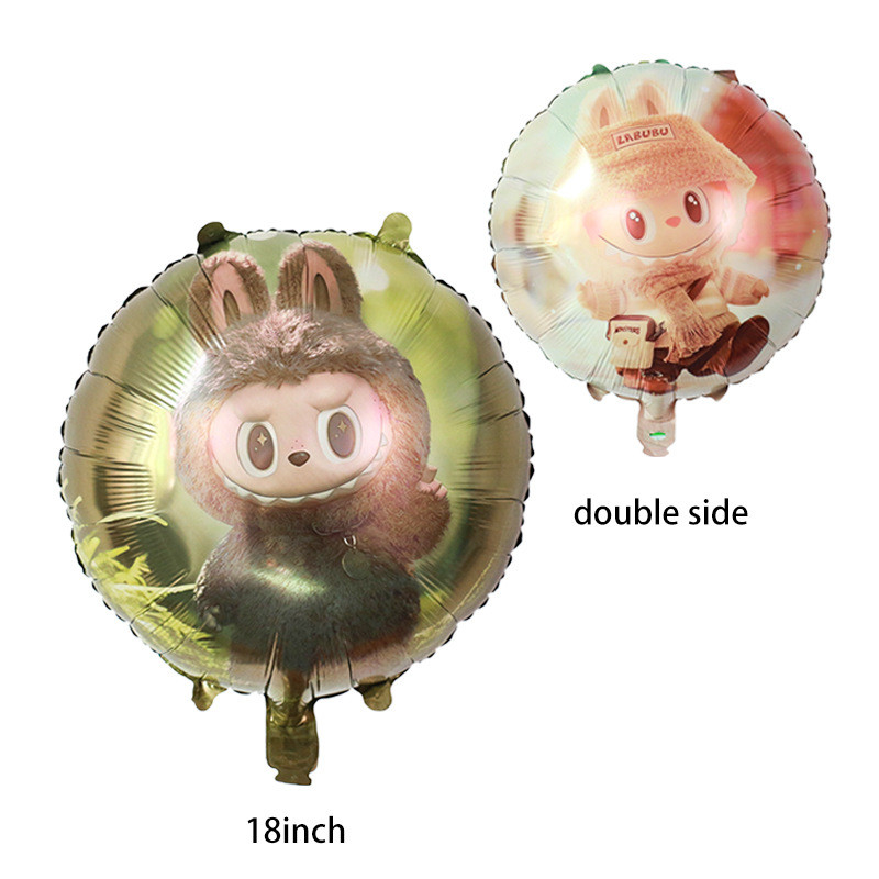 Labubu Theme Birthday Party Balloons Birthday Backdrop Background Cloth ...