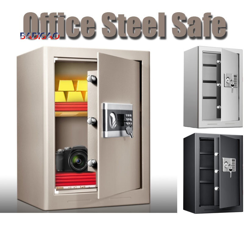 Safety Lock Office All-Steel Box High Safes D12 Household Small Anti-Theft Safe Password Can ...