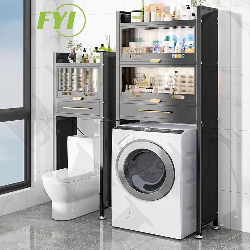 FYI Storage Rack Washing Machine Toilet Balcony Bathroom Toilet Storage ...