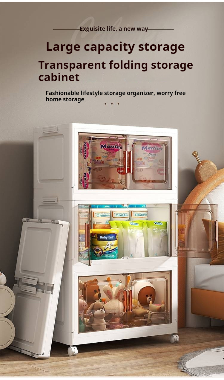 Nehem - Extra large folding storage box for household toys, snacks ...