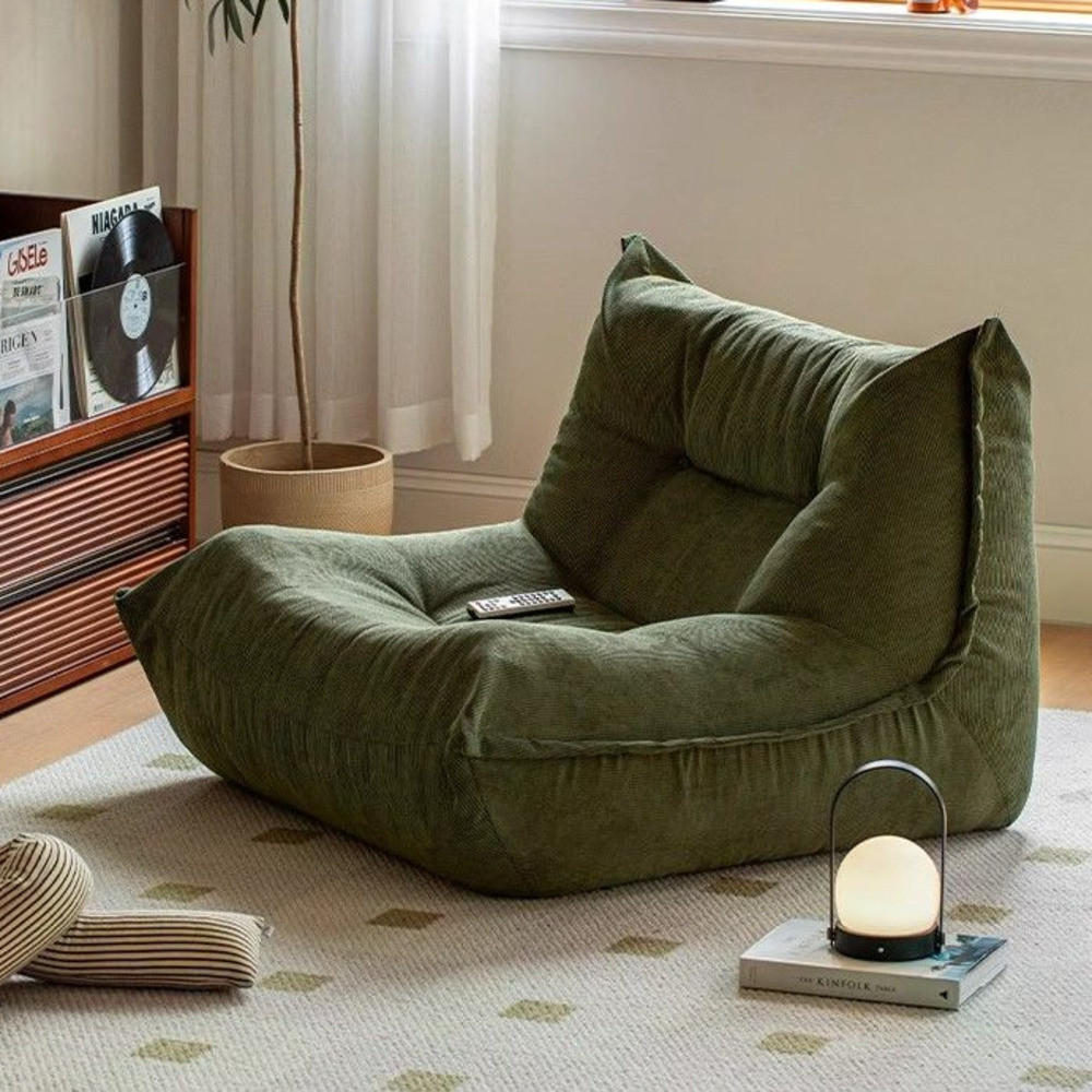 Lazy Sofa Can Lie Down And Sleep In The Bedroom Fabric Single Small ...