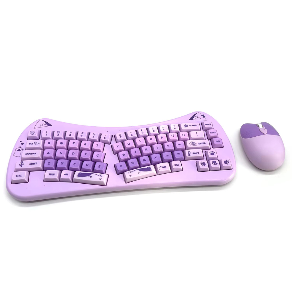 Newly Designed Dual mode Bluetooth Wireless Keyboard and Mouse 2.4G ...