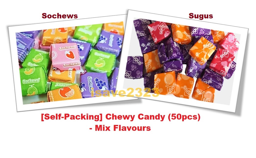 [SELF-PACKING] Sugus & Sochews Chewy Candy (50pcs / Pack) - Mix ...