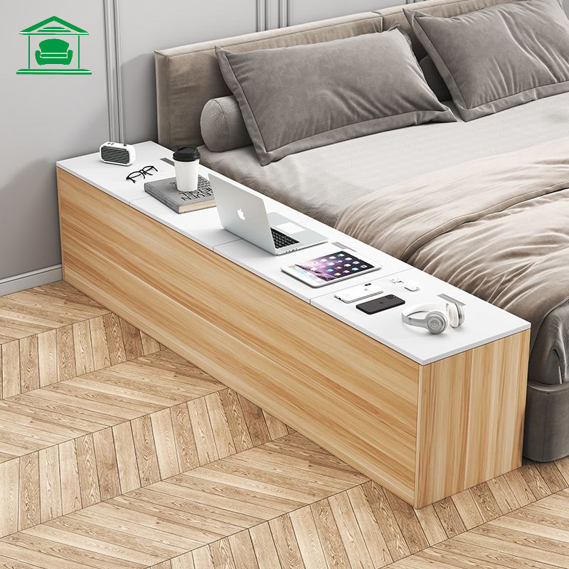 XX Side Table Cabinet Narrow Against The Wall Gap Bed Long Bedside ...