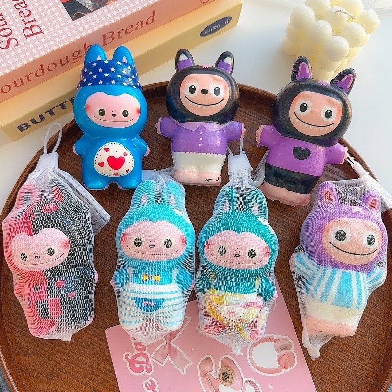 Labubu Pinch Toy - Slow Rebound Squeeze Toy - Funny, Cute, Cartoon ...