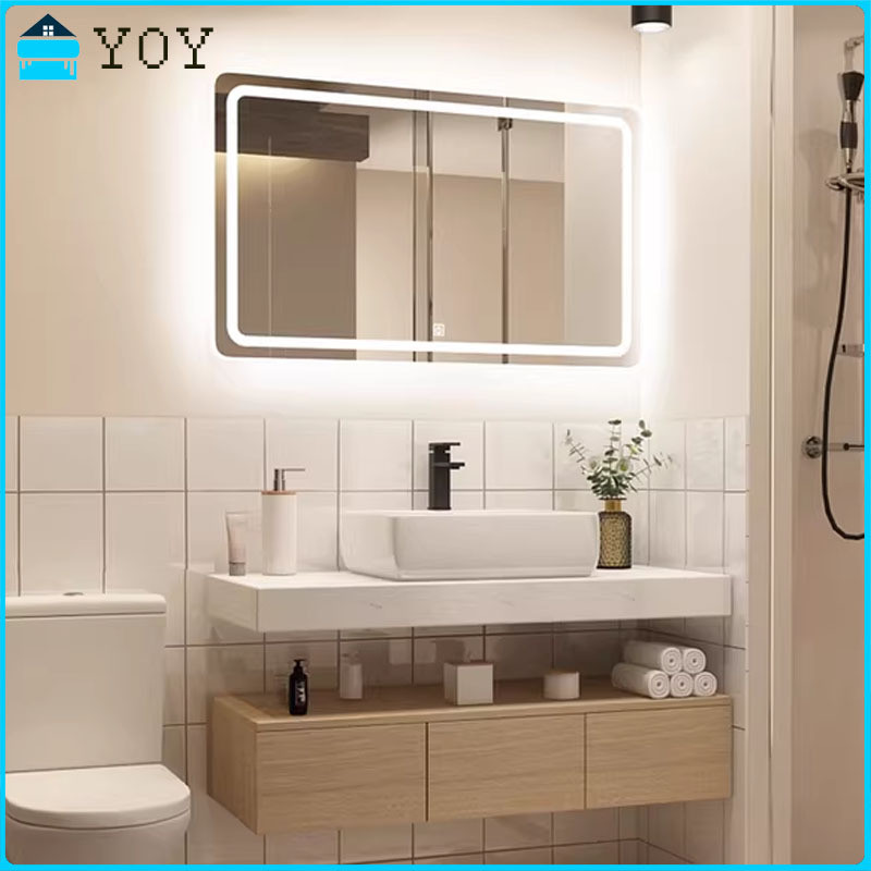 Bathroom Mirror Cabinet Wash Basin Cabinet Combination Master Bedroom ...