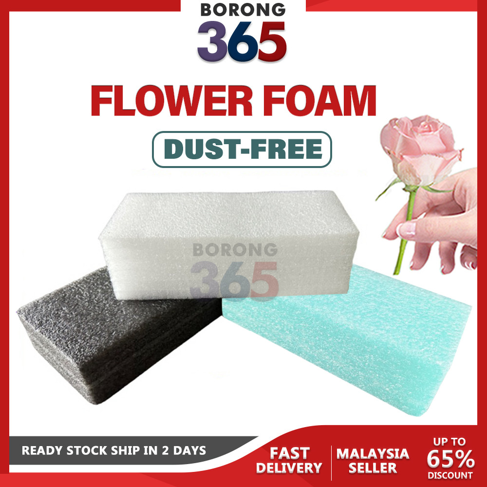 [1PC/5PCS] Borong365 Flower Foam Sponge Floral Decor Sponge Foam Span ...