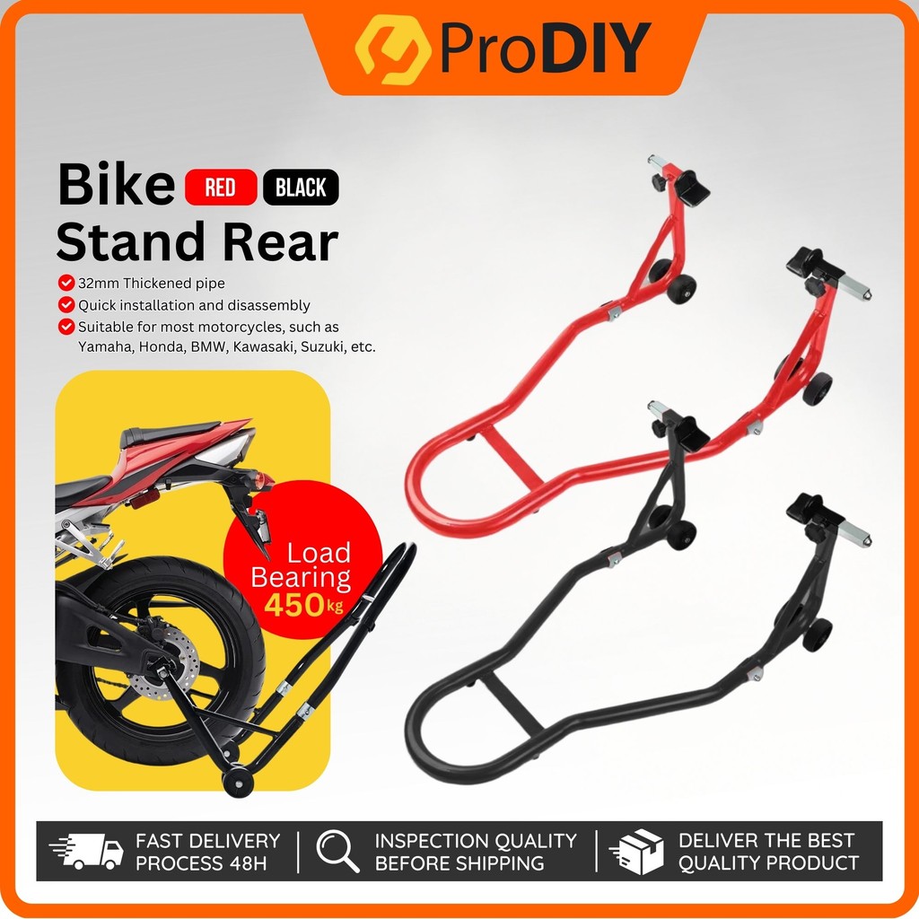 Bike Stand Rear Motorcycle U Shape L Shape Wheel Chock 450kg Load ...