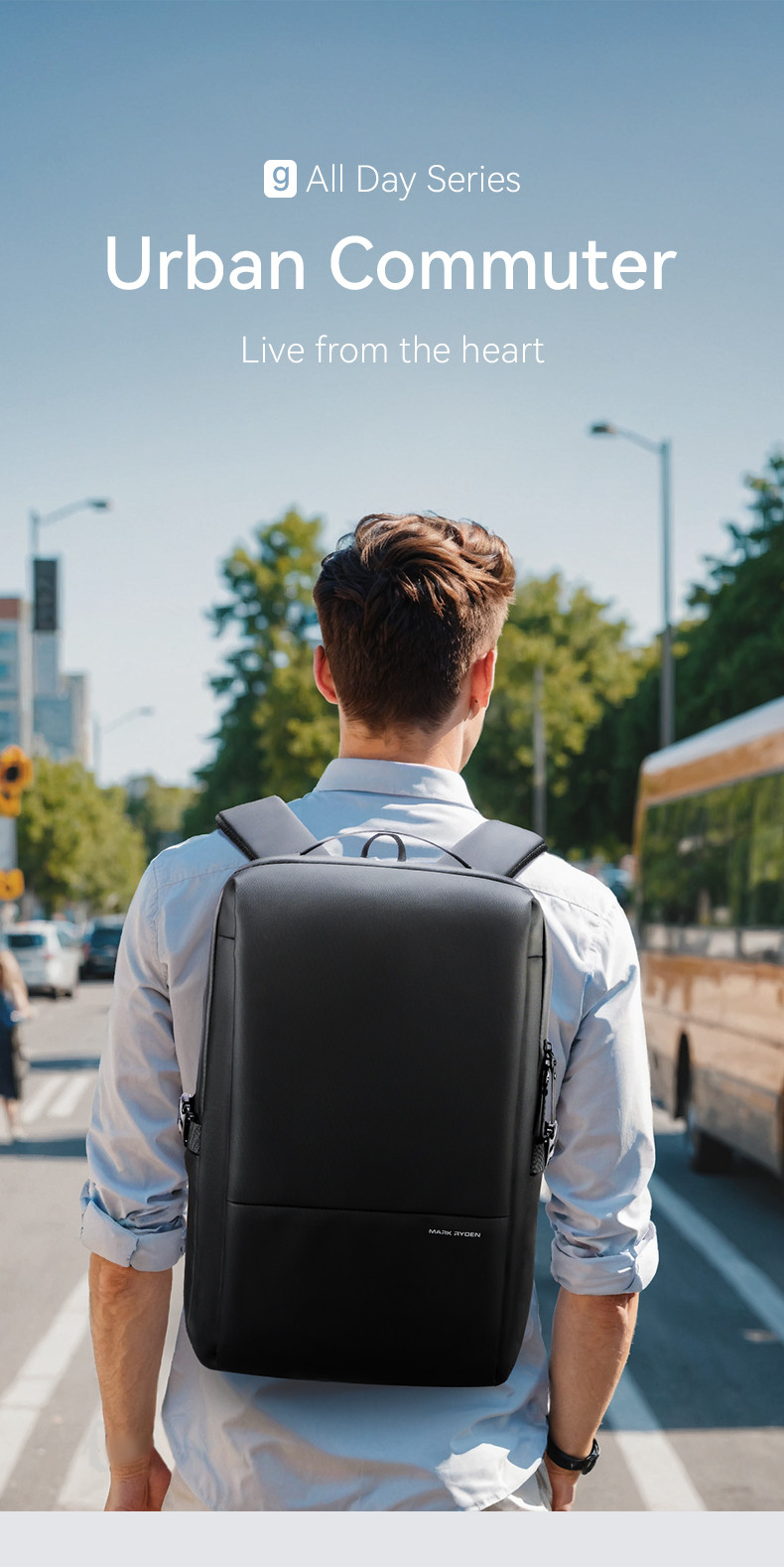 MARK RYDEN Fashion Backpack Comfortable | Shopee Singapore