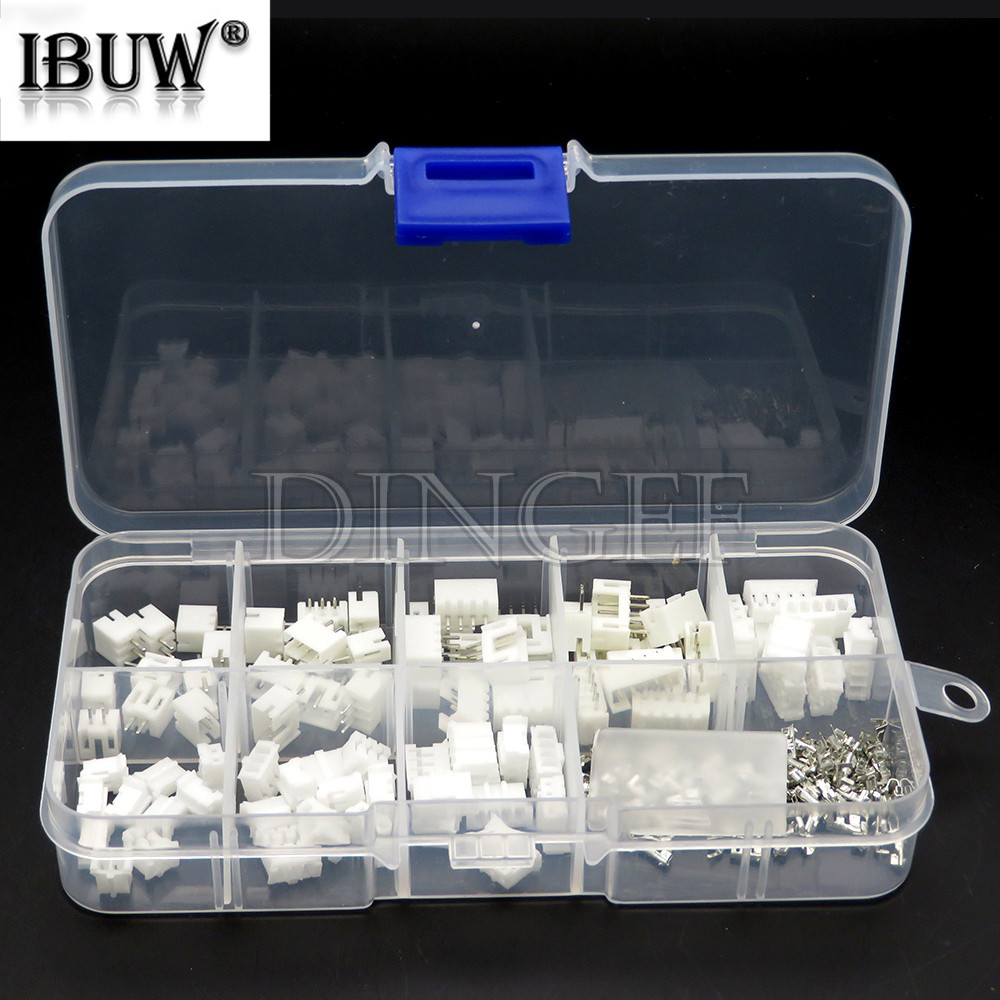 230PCS/lot PH2.0 2p 3p 4p 5 pin 2.0mm Pitch Terminal Kit Housing Pin Header JST Connector Wire ...