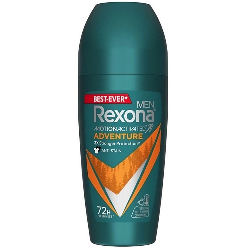 Rexona Deodorant Roll On Adventure For Men (50ml) | Shopee Singapore